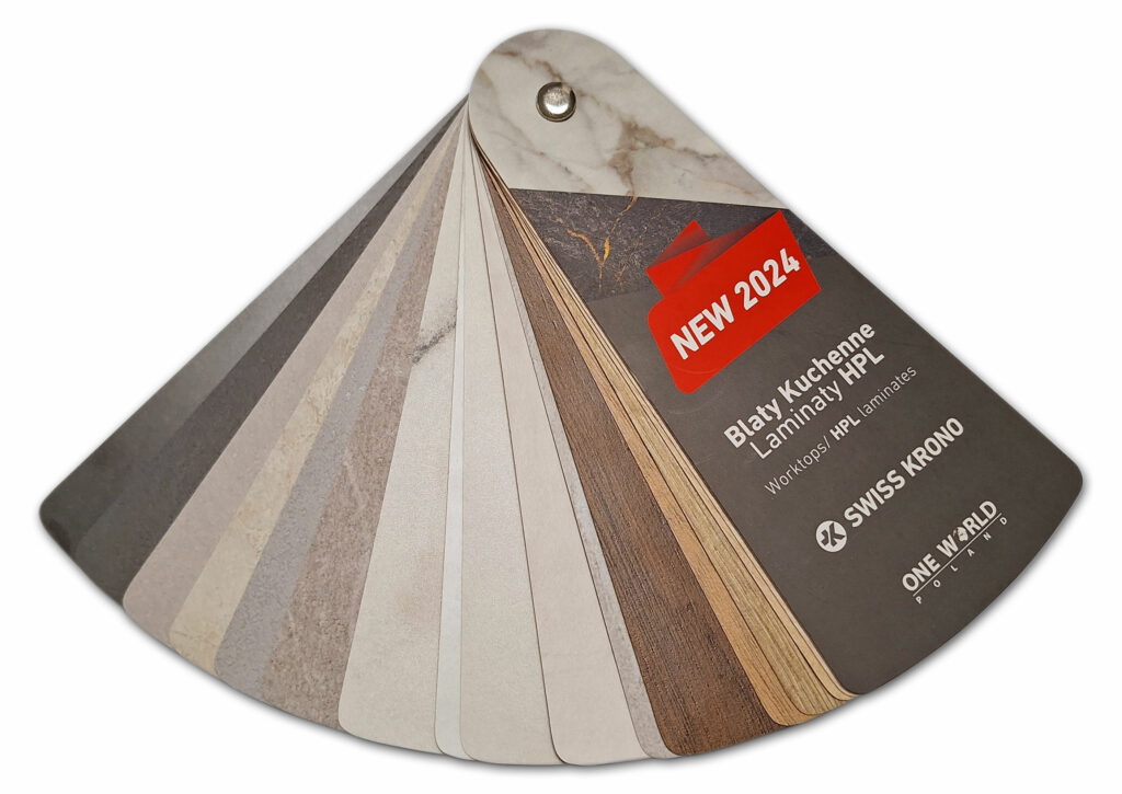 Wzornik blaty kuchenne Nowości 2024 SWISS KRONO – Sklep Swiss Krono